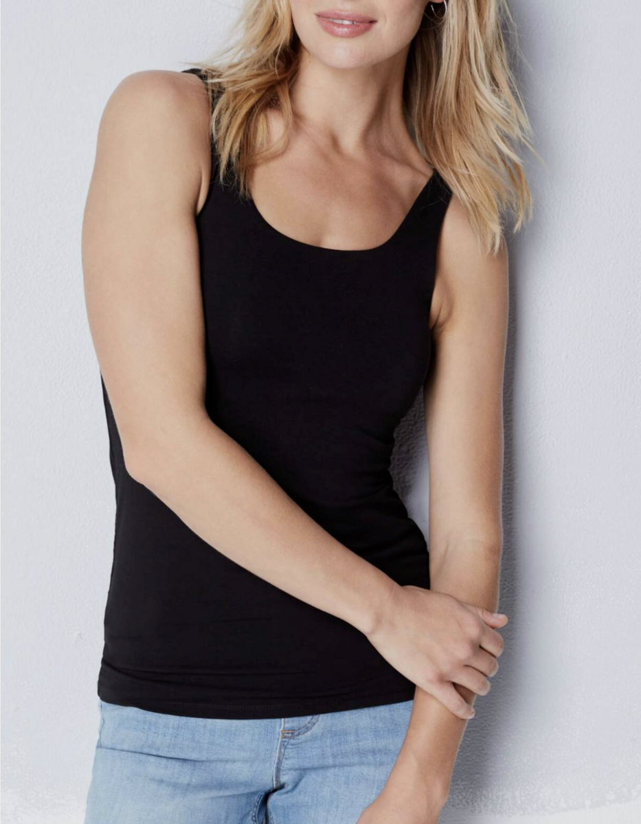J.Jill Black Perfect Shelf-Bra Tank Top – famousbrandstrading